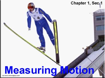 Measuring Motion presentation | free to view