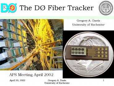 PPT – The D Fiber Tracker PowerPoint presentation | free to download ...