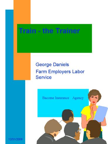 PPT – Train the Trainer PowerPoint presentation | free to view - id ...