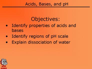 Acids, Bases, and pH presentation | free to view