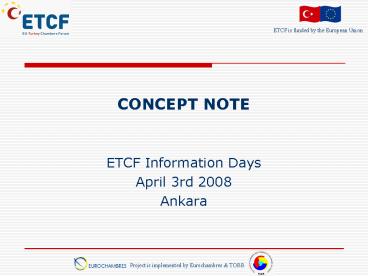 CONCEPT NOTE presentation | free to view