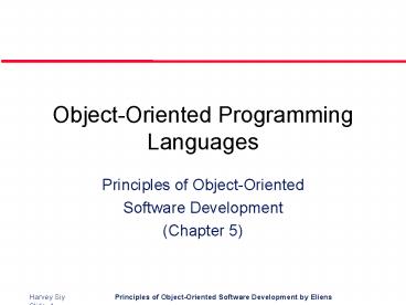 Type Safety In Object-oriented Programming Languages – peerdh.com