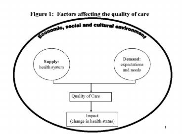 PPT – Figure 1: Factors affecting the quality of care PowerPoint ...