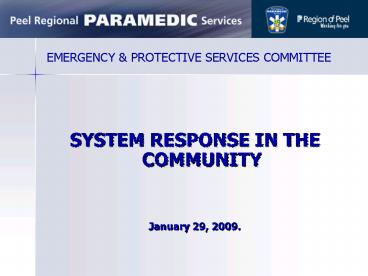 PPT – EMERGENCY PowerPoint presentation | free to view - id: 2763e7-MzZiN