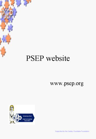 PSEP website presentation | free to view