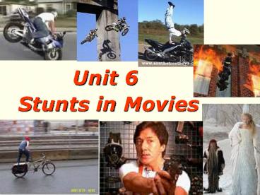 PPT – Stunts in Movies PowerPoint presentation | free to view - id ...