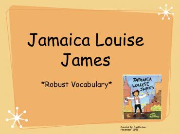PPT – Jamaica Louise James PowerPoint presentation | free to view - id ...