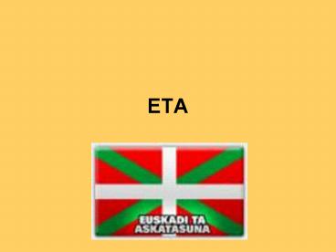 ETA presentation | free to view