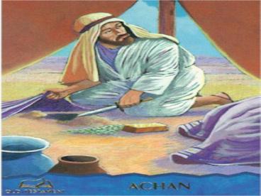 El efecto del pecado de Acan presentation | free to view