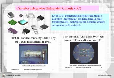 Circuitos Integrados Integrated Circuits IC presentation | free to view