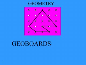 GEOMETRY presentation | free to view