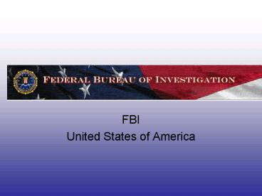 FBI presentation | free to view