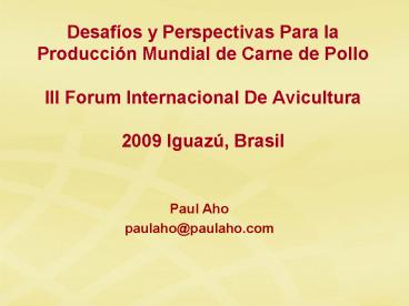 PPT – Paul Aho PowerPoint presentation | free to view - id: 28f630-ZTEyN