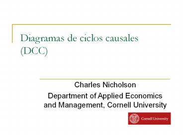Diagramas de ciclos causales (DCC) presentation | free to download