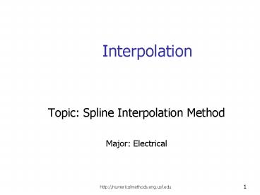 PPT – Interpolation PowerPoint presentation | free to download - id ...