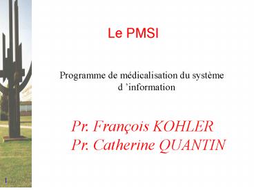 PPT – Le PMSI PowerPoint presentation | free to view - id: 29938d-ZDc1Z