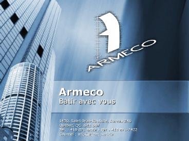 Armeco presentation | free to view