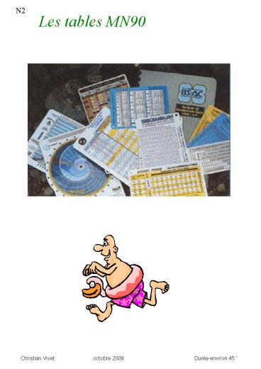 Les tables MN90 presentation | free to view