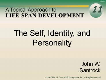 PPT – LIFESPAN DEVELOPMENT PowerPoint presentation | free to view - id ...