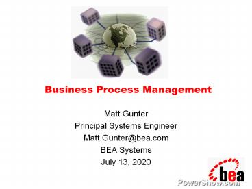 Business Process Management presentation | free to view