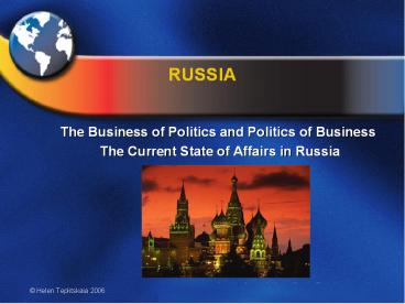 RUSSIA presentation | free to view