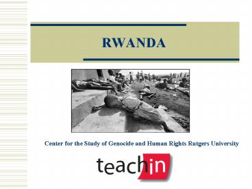RWANDA presentation | free to view