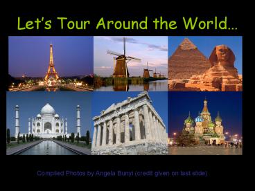 Lets Tour Around the World presentation | free to view