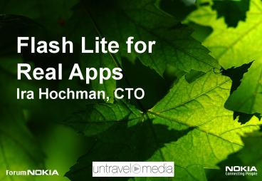 Nokia PowerPoint template 2005 presentation | free to view