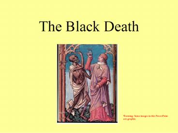 The Black Death presentation | free to view