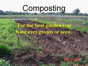 Composting presentation | free to view