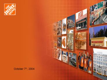 PPT – Home Depot is the fastest growing retailer ... Some of The ...