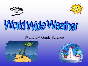 1st and 2nd Grade Science presentation | free to view