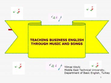 TEACHING BUSINESS ENGLISH presentation | free to view