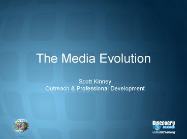 The Media Evolution presentation | free to view