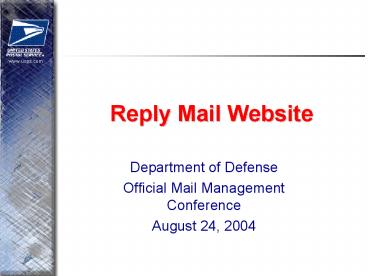 PPT – Department of Defense PowerPoint presentation | free to view - id ...