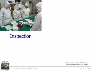 Inspection presentation | free to view