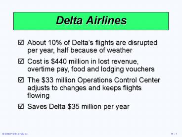 Delta Airlines presentation | free to view