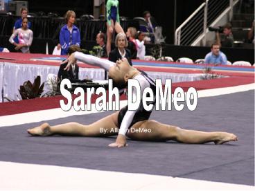 PPT – By: Allison DeMeo PowerPoint presentation | free to view - id ...