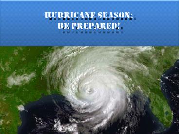 PPT – Hurricanes are severe tropical storms that form in th PowerPoint ...