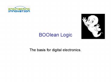 BOOlean Logic presentation | free to download