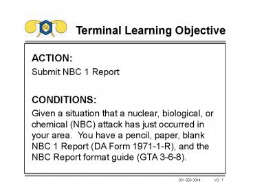Correctly complete NBC 1 Reports with all headin presentation | free to ...