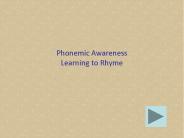 PPT – Phonemic Awareness PowerPoint presentation | free to view - id ...