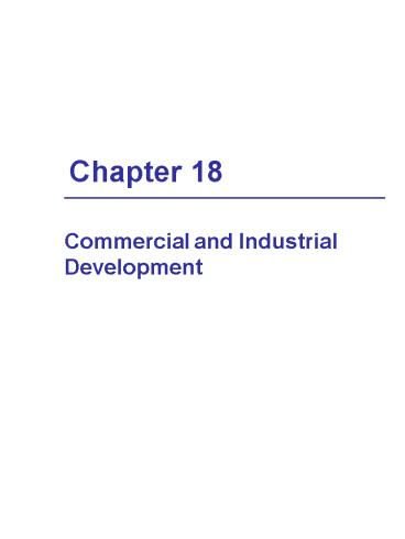 Commercial and Industrial Development presentation | free to view
