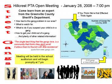 Street Gangs presentation | free to view