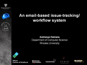 PPT – An emailbased issuetracking workflow system PowerPoint ...