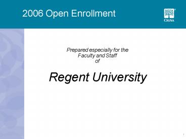 PPT – Prepared especially for the Faculty and Staff of Regent ...