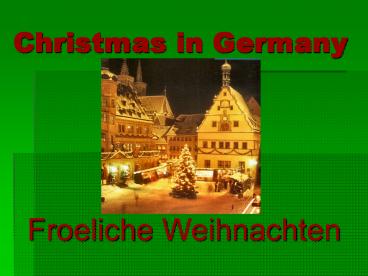 Christmas in Germany presentation | free to view