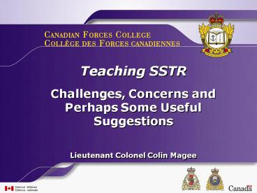 CFC Master Slides presentation | free to view