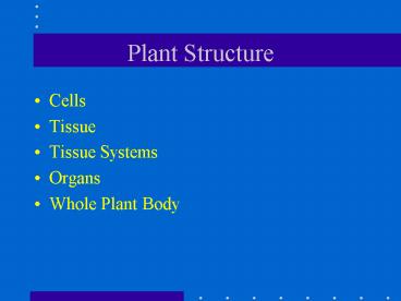 PPT – Plant Structure PowerPoint presentation | free to view - id ...