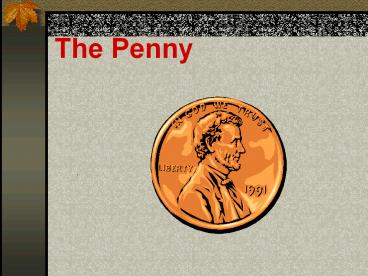 The Penny presentation | free to download